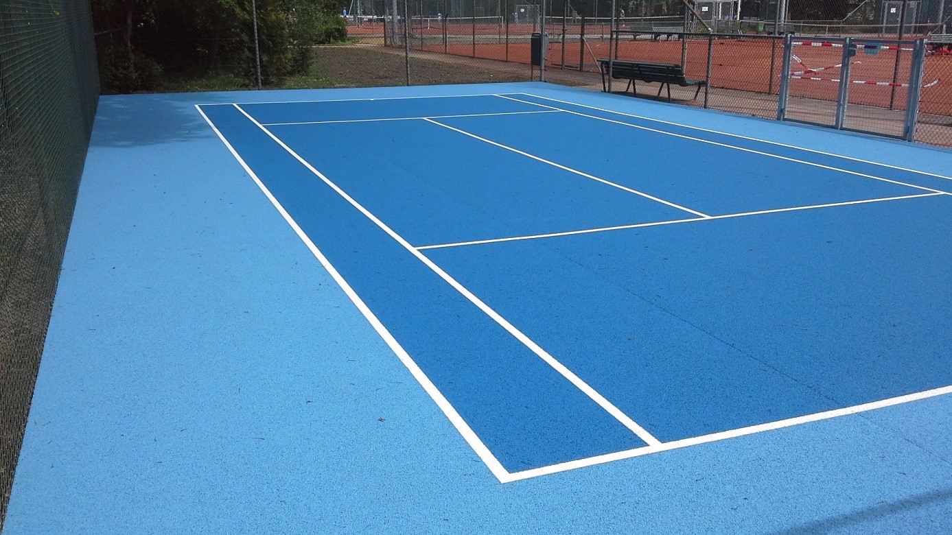 Eurotop tennisbaan: all-weatherbaan - Wijnbergen Sportbouw